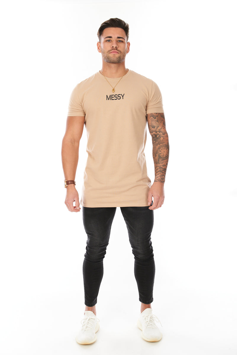 Core T-Shirt Sandstone Raw – Messy London